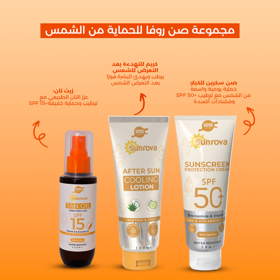Sunrova Tan Kit (adults sunscreen - kids sunscreen - tan oil ...