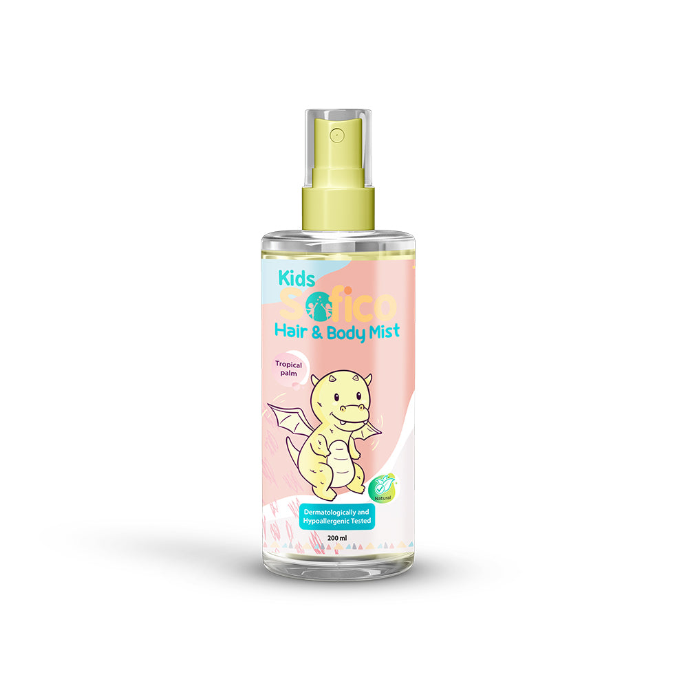 Sofico Kids Hair & Body Mist Tropical Palm 200 ml – soficocosmetics