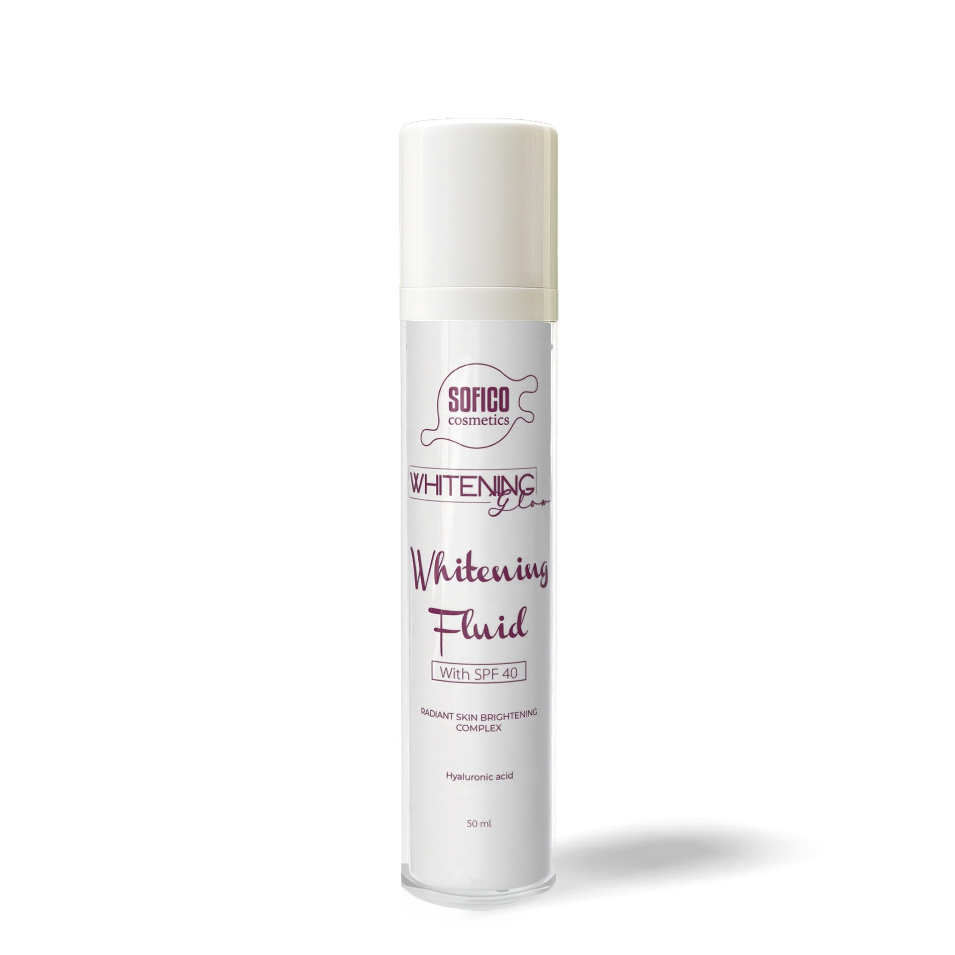 Whitening Glow face & body SPF40 fluid with alpha-arbutin, hyaluronic ...